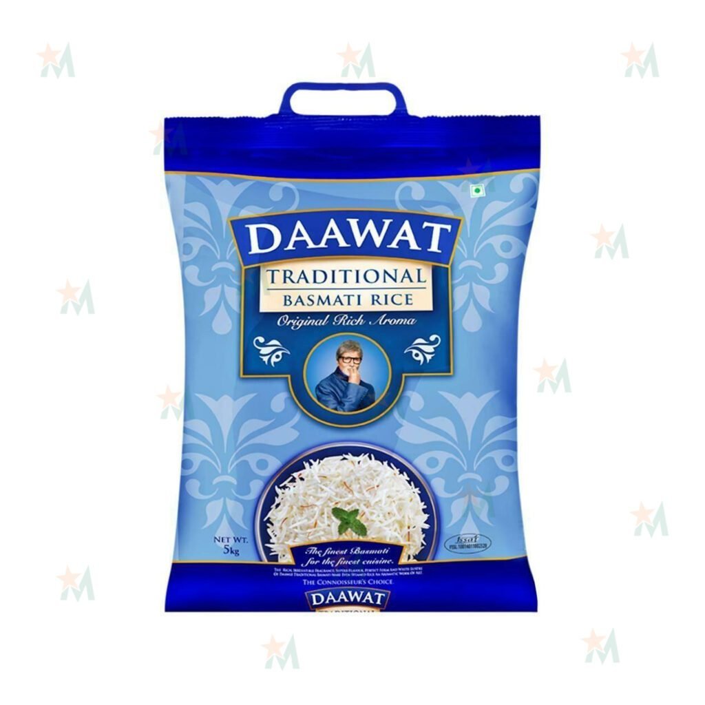 Daawat Basmati Traditional Rice 5 KG - Star Mart