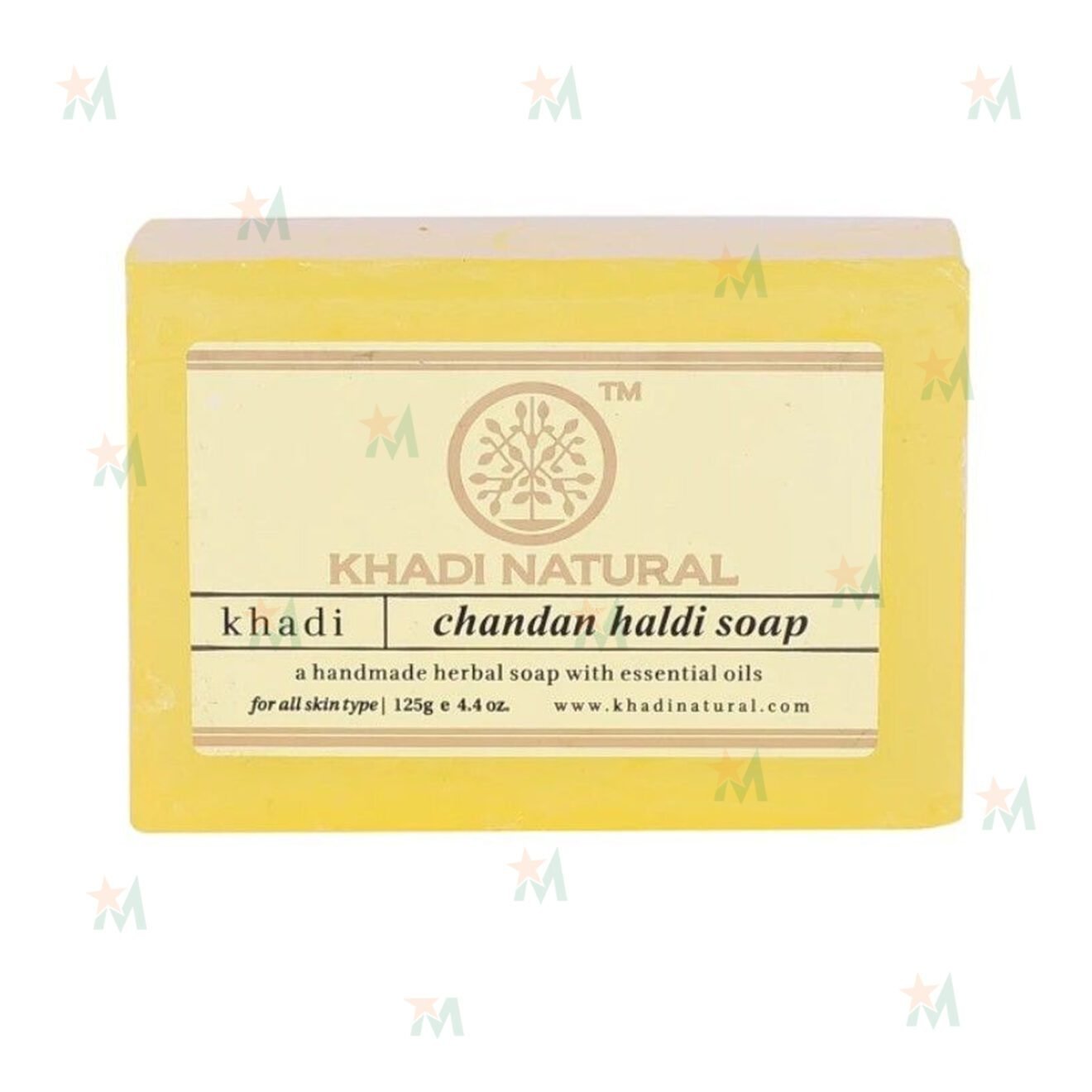 Khadi Natural Chandan Haldi Soap 125 GM - Star Mart