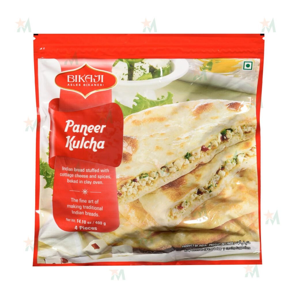Buy Bikaji Kulcha Paneer 4 Pieces 400 GM - Star Mart