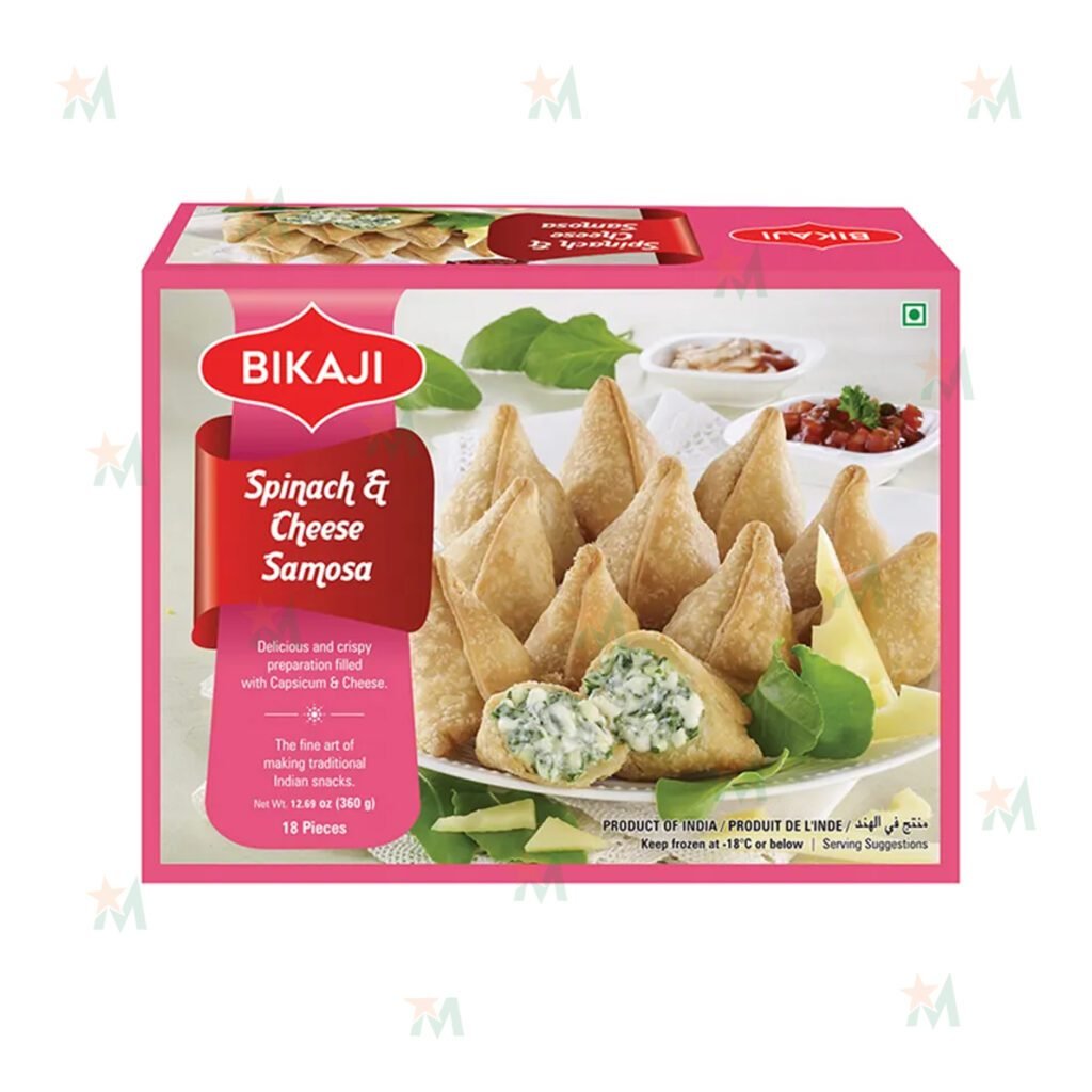 Bikaji Spinach & Cheese Samosa 360 GM - Star Mart